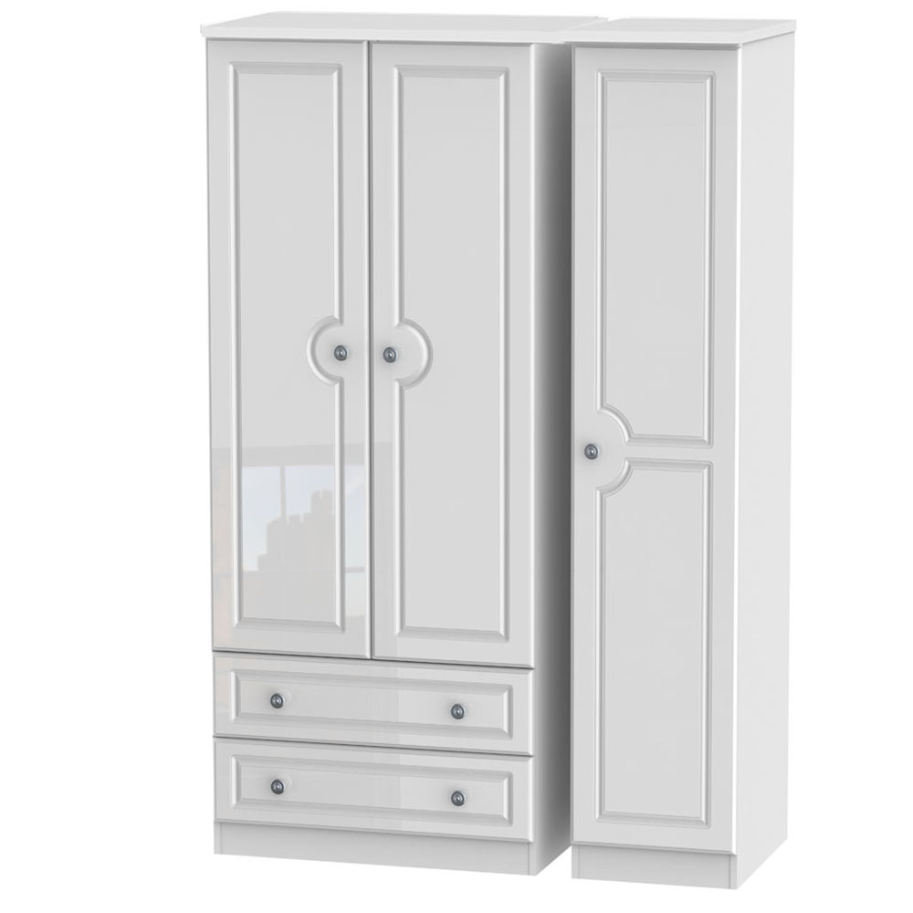 Liberty 3 Door 2 Drawer Wardrobe | Sleep Systems UK
