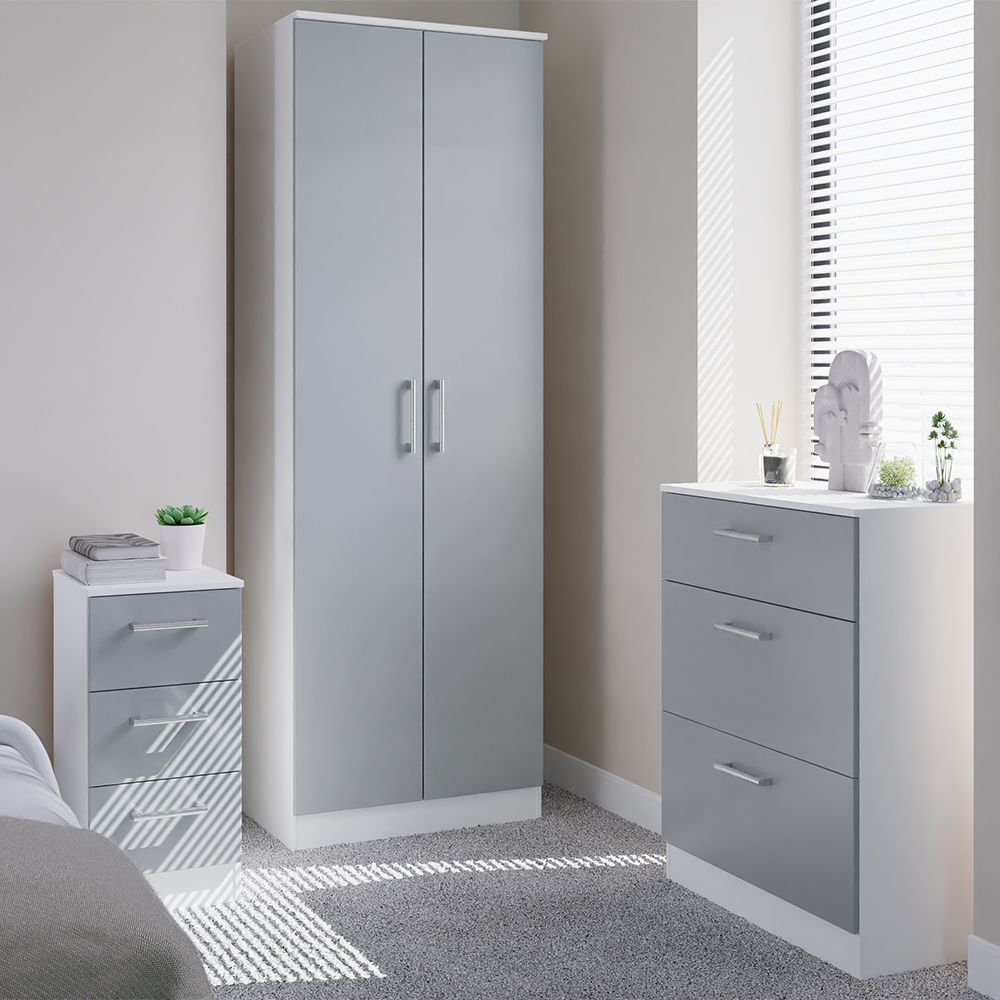 Mono 3 Door Wardrobe | Ready Assembled Bedroom Furniture | Sleep ...