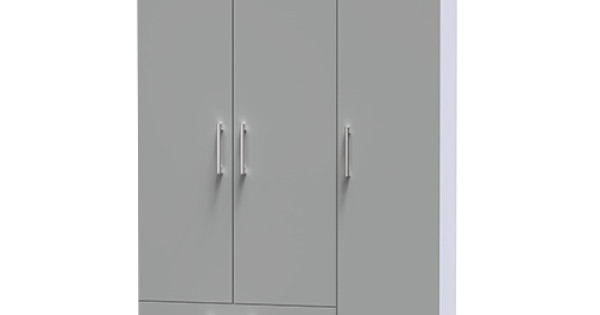 Mono 3 Door 2 Drawer Wardrobe | Sleep Systems UK