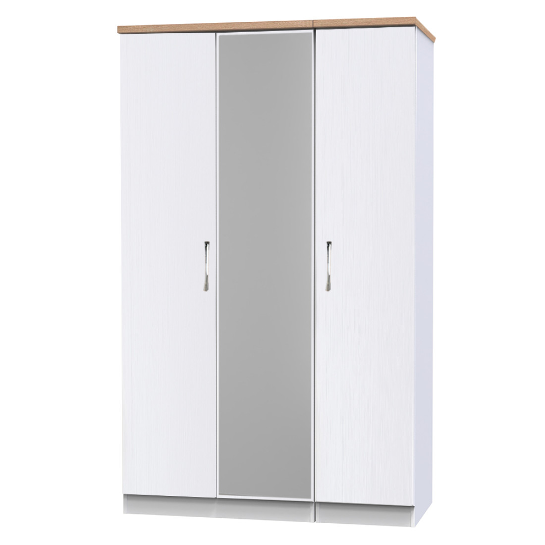 Siena 3 Door Mirrored Wardrobe | Sleep Systems UK