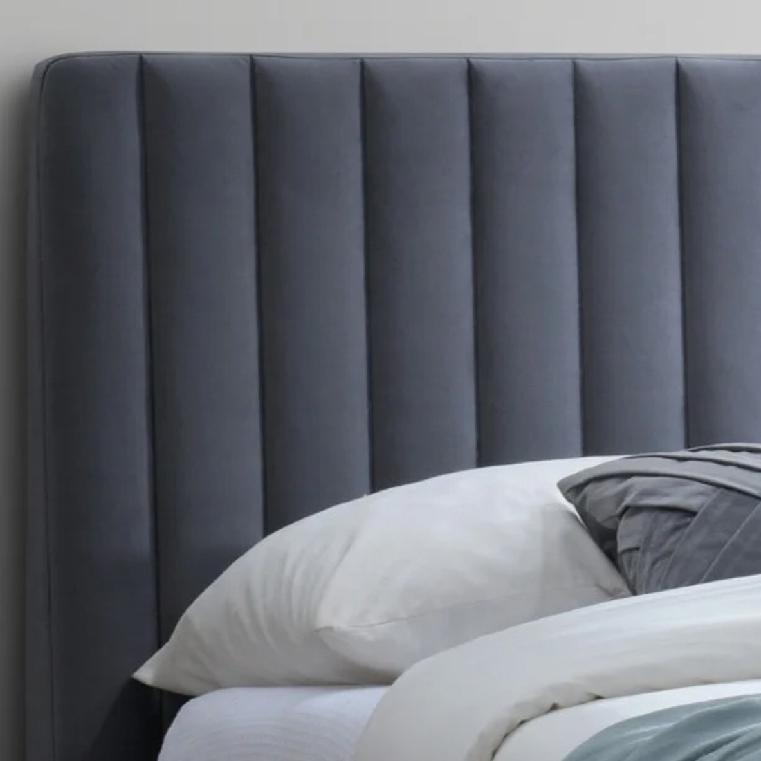 Albany Dark Grey Bedframe | UK Delivery | Sleep Systems UK