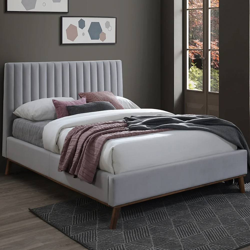 Albany Light Grey Bedframe | UK Delivery | Sleep Systems UK