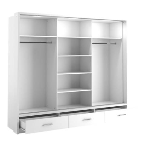 Sliding Wardrobes - Assembled in a room of your choice - thebedroomshop ...