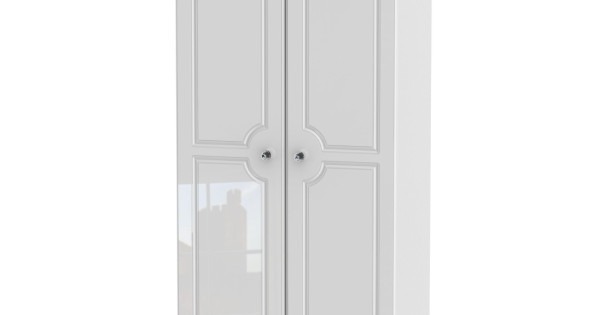 Aberdeen 2 Door Wardrobe | Ready Assembled Bedroom Furniture | UK Home ...