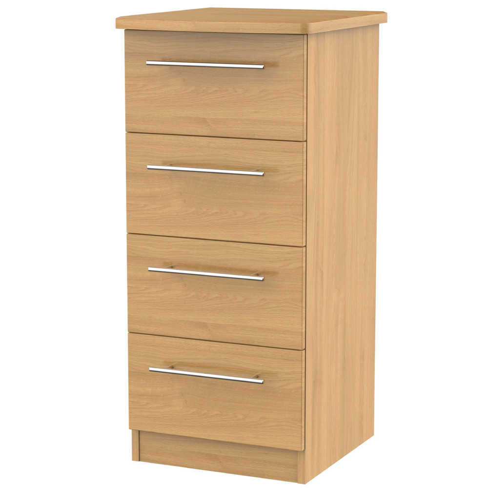 Harlech 4 Drawer Locker | Ready Assembled Bedroom Furniture | UK Home ...